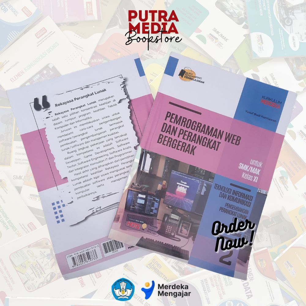 Jual MODUL KUMER: Pemrograman Web dan Perangkat Bergerak SMK/MAK Kelas XI (KURIKULUM MERDEKA ...