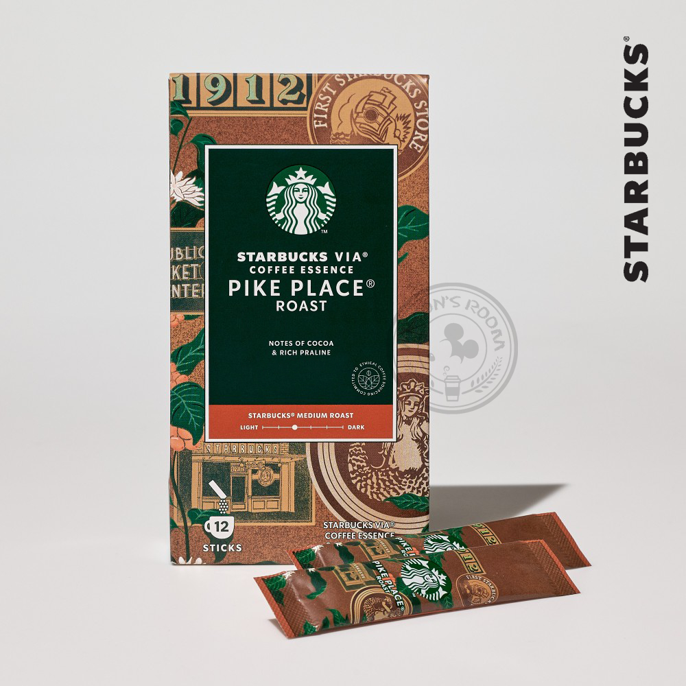 Jual Starbucks VIA Pike Place Roast 12 Sticks Black Instant Coffee Kopi ...
