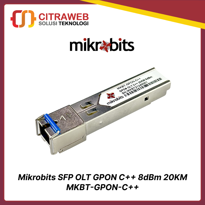 Jual Mikrobits SFP OLT GPON C++ 20KM 8dBm | Shopee Indonesia