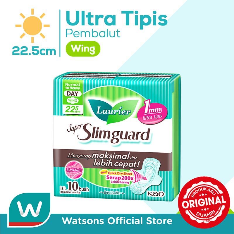 Jual Laurier Napkin Super Slimday Wings 10S | Shopee Indonesia