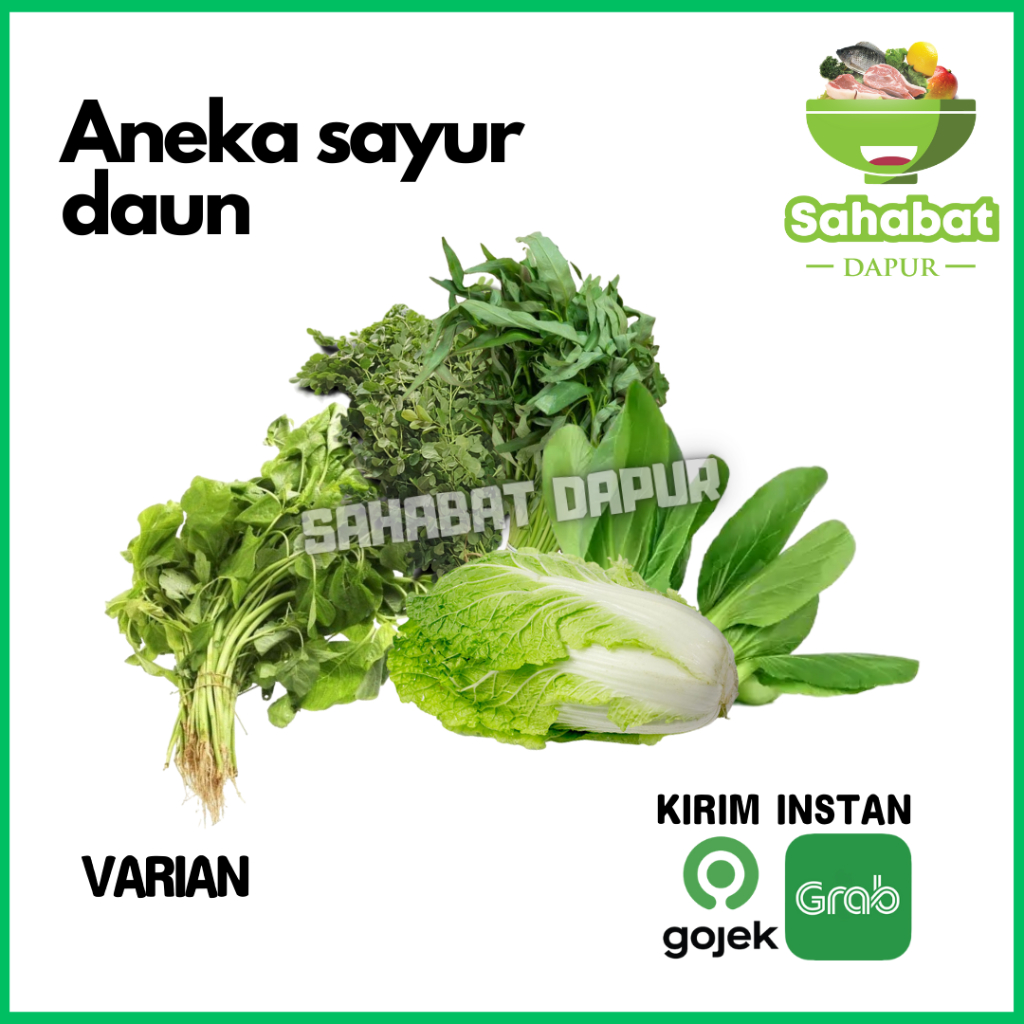 Jual Aneka Sayur Daun Segar [ Pakcoy, Sawi, Daun Kelor ] - Sahabatdapur ...