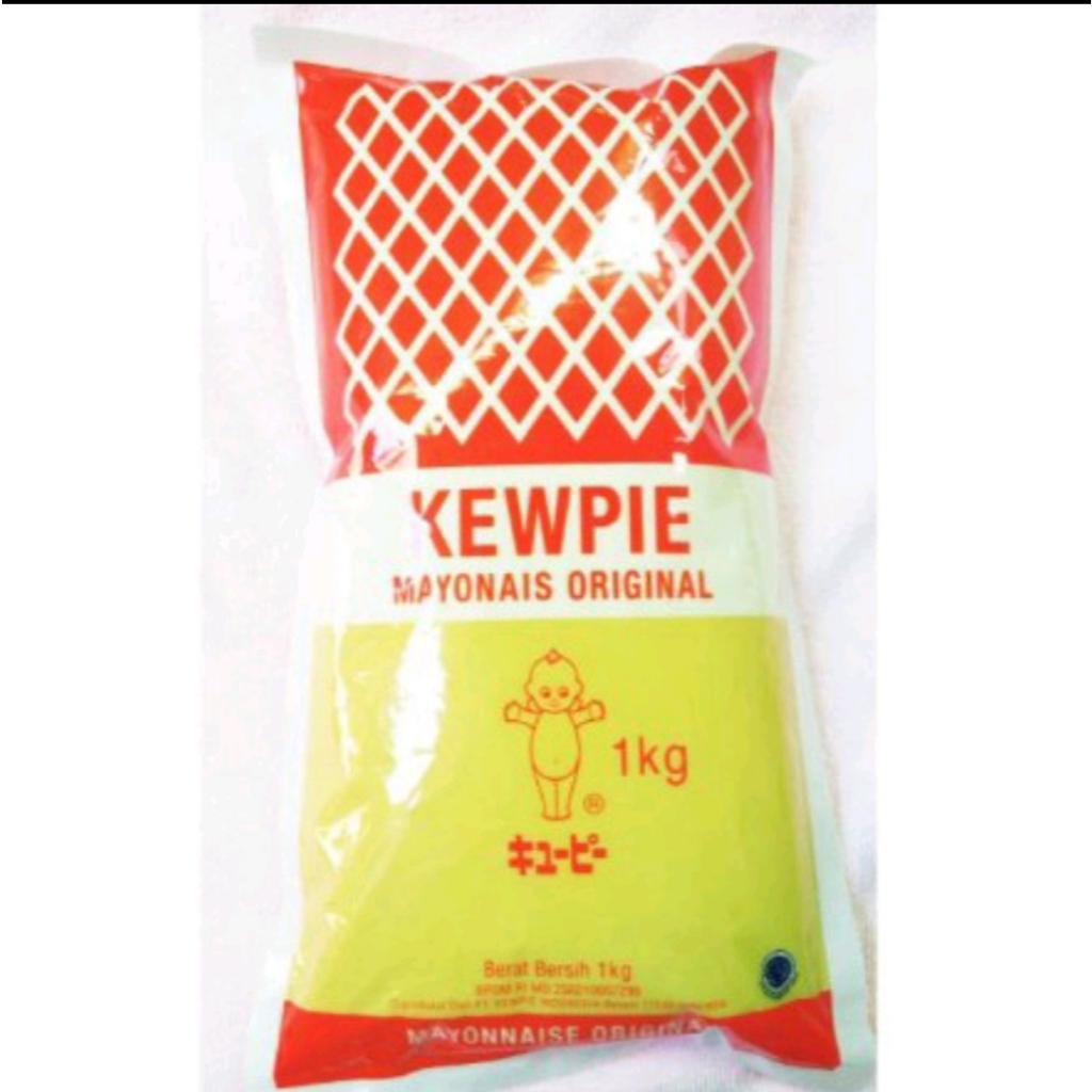 Jual kewpie grosir kemasan 1kg mayonaise Original 1kg kewpi Kwepie ...