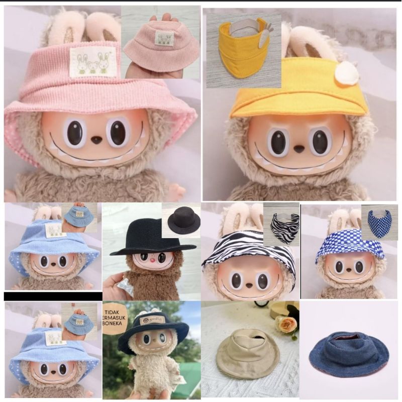 Jual READY KHUSUS TOPI LABUBU AND UPSET DUCK//AKSESORIES TOPI LABUBU ...