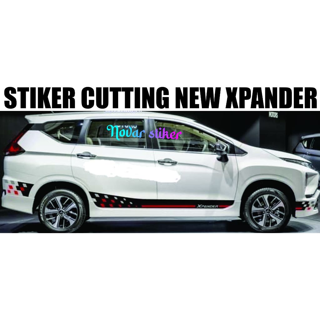Jual STIKER MOBIL XPANDER STIKER CUTTING LIST BODI SAMPING MITSUBISHI XPANDER | Shopee Indonesia