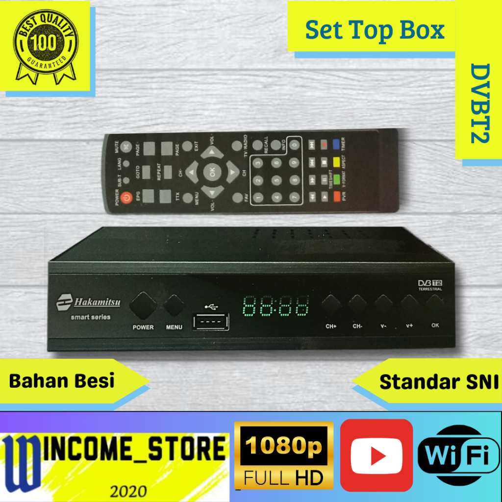 Jual Set Top Box DVBT2 / STB Digital TV / Set Top Box TV Digital / STB ...