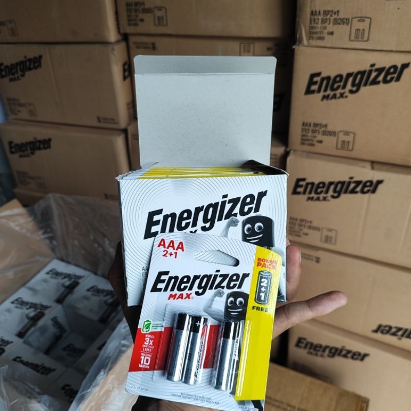 Jual Baterai Energizer AAA MAX 2+1 (Perbox isi 12pack) | Shopee Indonesia