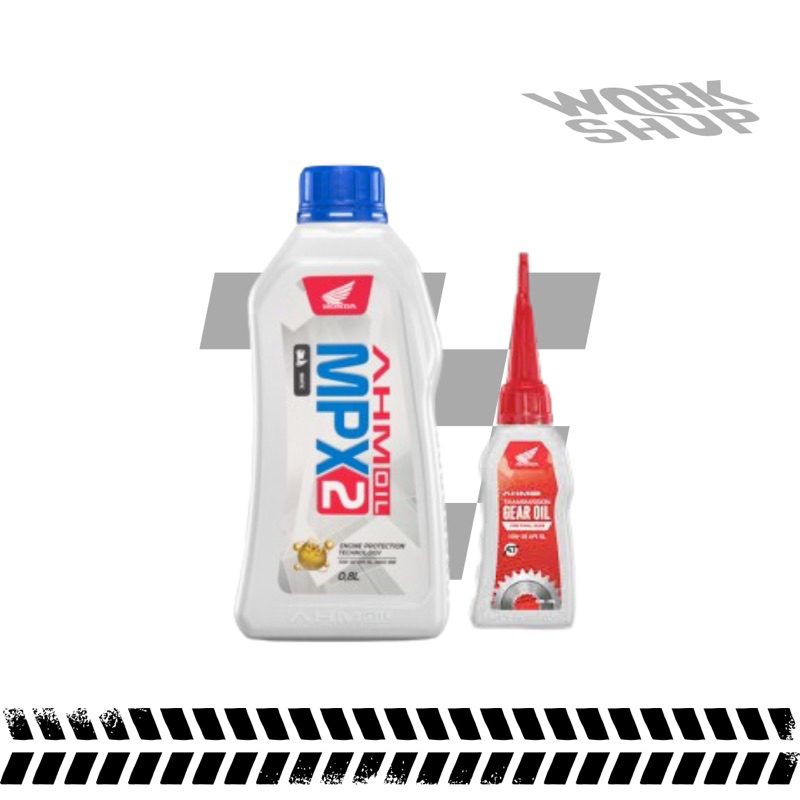 Jual PAKET OLI AHM MPX 2 0,8L DAN OLI GEAR BOX GARDAN MATIC HONDA 120ML ...