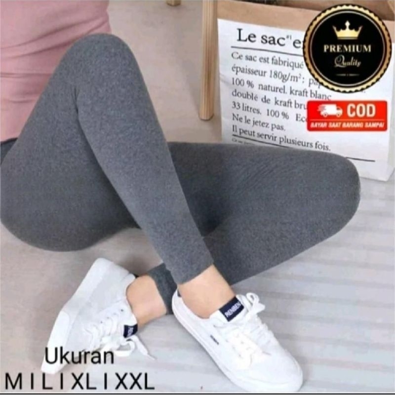 Jual Leging Kaos Wanita Dewasa Panjang - Lejing Wanita Tebal - Celana Legging Panjang Wanita ...