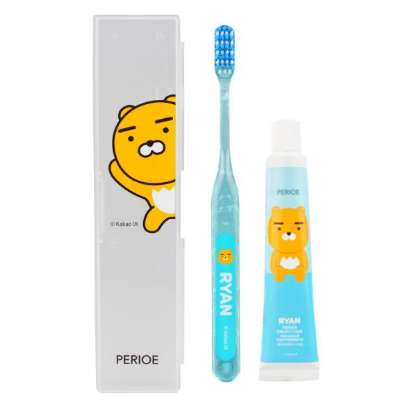 Jual LG Perioe X Kakao Friends Ryan Toothpaste Toothbrush Set Travel ...