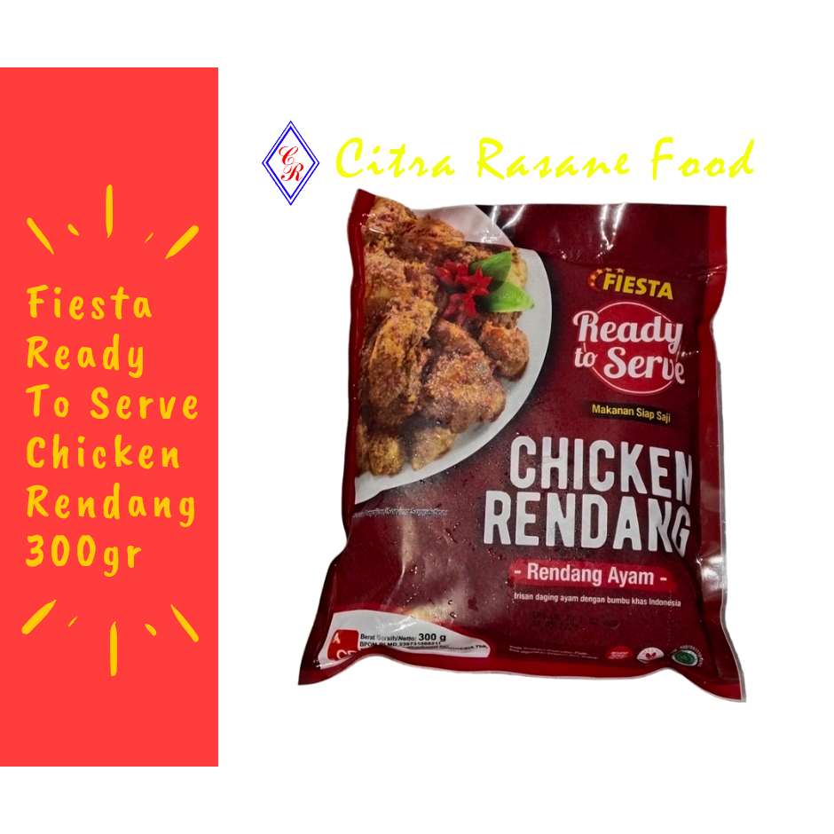 Jual Fiesta Ready To Serve Chicken Rendang / Rendang Ayam 300gr ...