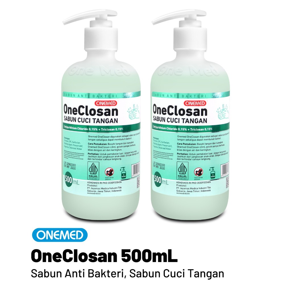 Jual Sabun Cuci Tangan One Closan 500 ml Onemed | Shopee Indonesia