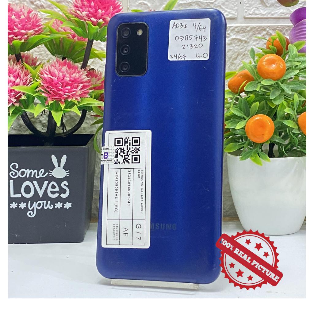 Jual Samsung A03s 4/64GB Biru Bekas Second MURAH | Shopee Indonesia