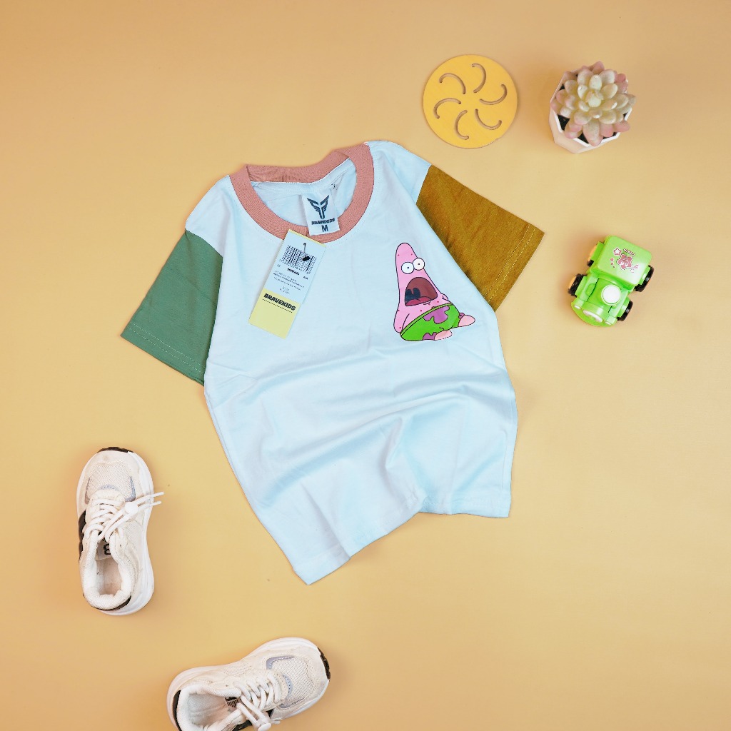 Jual BRAVEKIDS - THREE TONE TRUCK KAOS ANAK COTTON COMBED 24S BISA COD ...