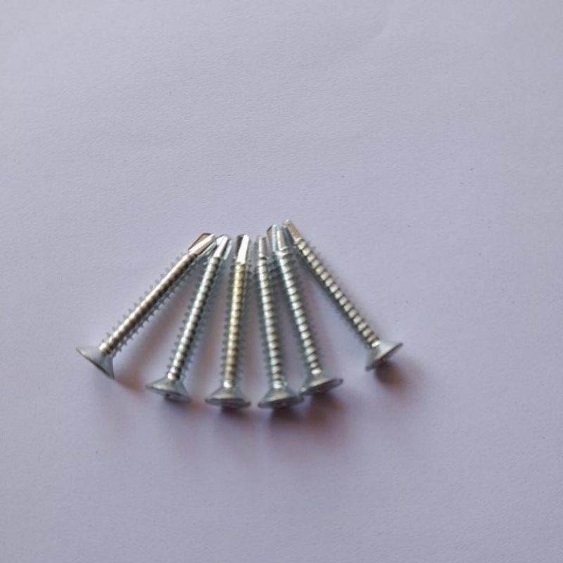 Jual SEKRUP SDS CSK(+)TYPE B#8 1-1/4"(3CM) 50 PCS WHITE ZINC PLATED ...