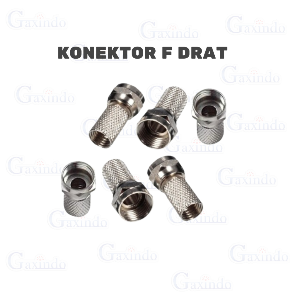 Jual KONEKTOR F 5C DRAT - CONNECTOR JACK RG6 F DRAT E1052 KONEKTOR CCTV KAMERA | Shopee Indonesia