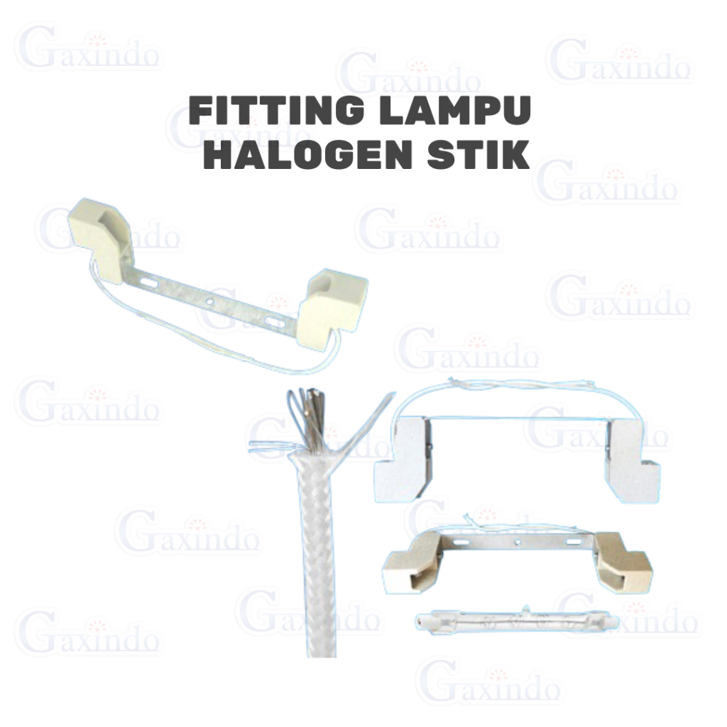 Jual FITTING LAMPU HALOGEN STICK 500 WATT MODEL S1909 FITTING SOKET ...