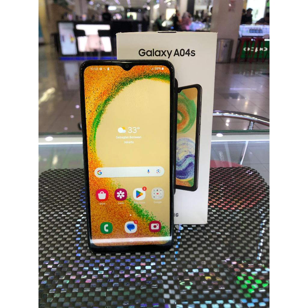 Jual SAMSUNG GALAXY A04S 4/64GB SECOND SEKEN BEKAS RAM 4 INTERNAL 64 | Shopee Indonesia