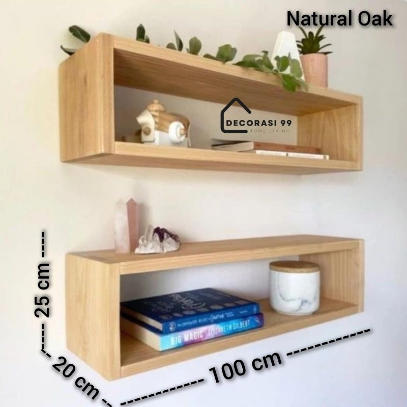 Jual Rak Dinding kubus Lebar 20 cm, Tinggi 25 cm, Panjang Tersedia 60 ...