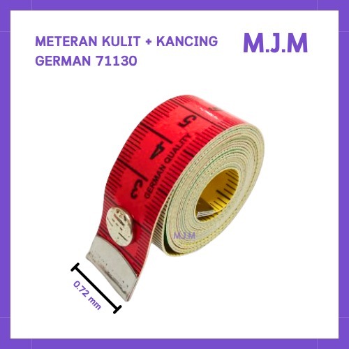 Jual Meteran Jahit/Meteran Kancing German Quality Warna Warni 150cm M.J ...