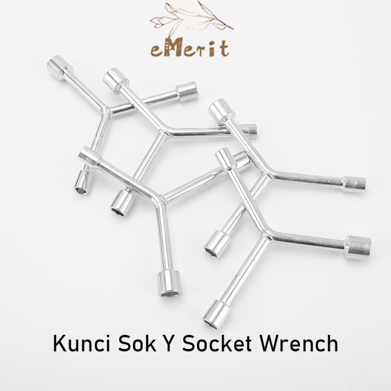 Jual Kunci Sok Y Socket Wrench Ukuran 8x 9 x10 mm Kunci Shock Y Wrench ...