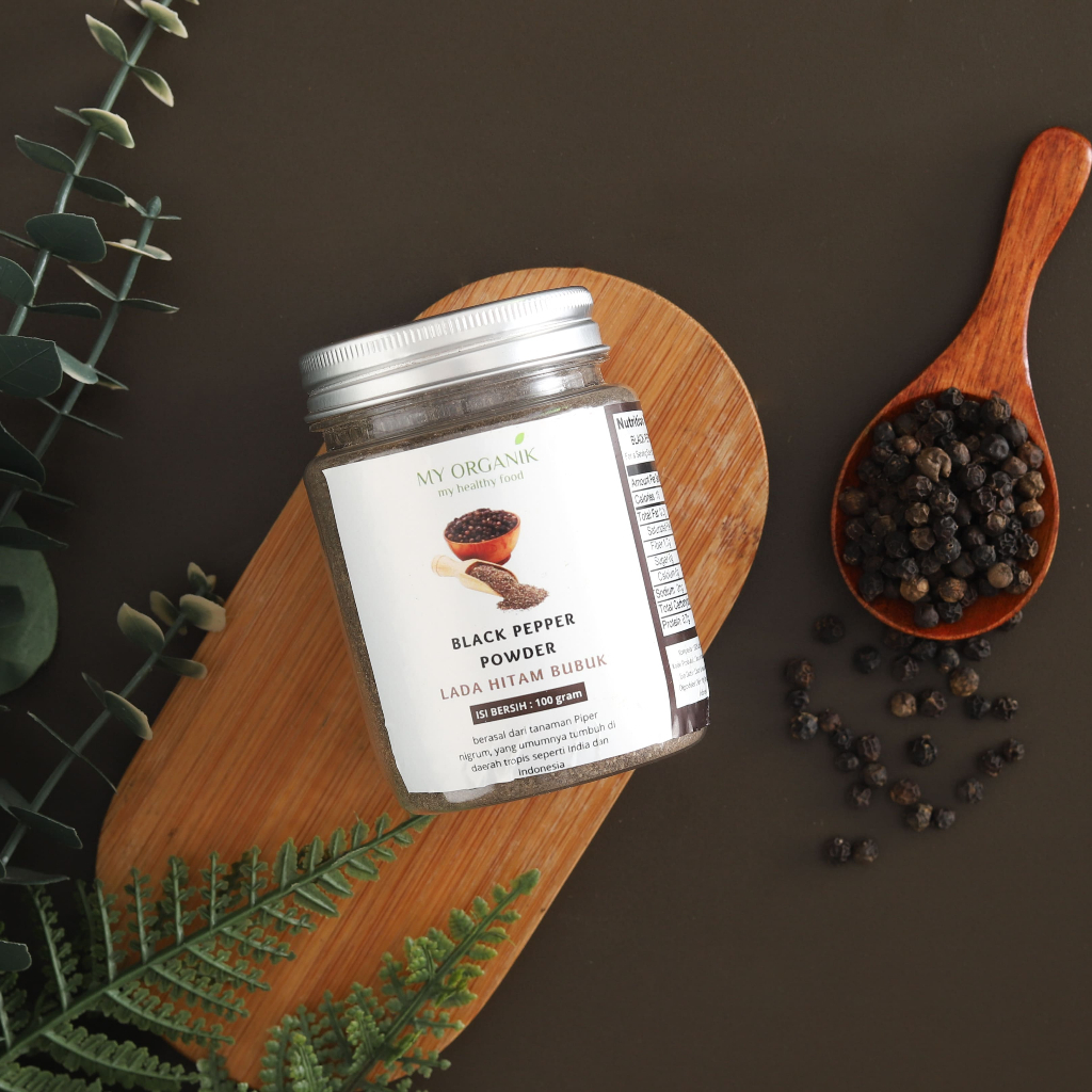 Jual My Organik Lada Hitam Bubuk Botol Ground Black Pepper Powder ...