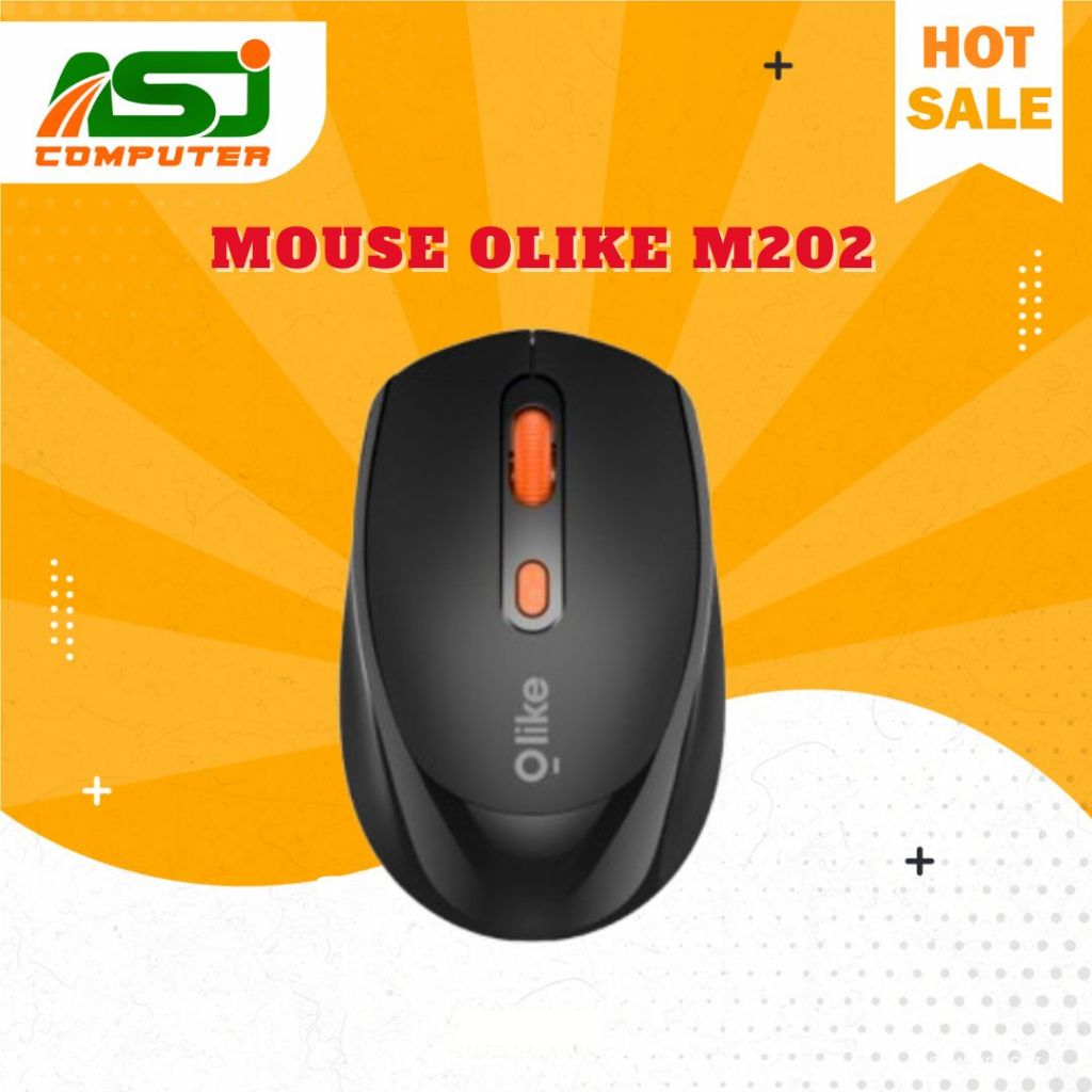 Jual OLIKE M202 WIRELESS MOUSE OPTICAL 2.4G | Shopee Indonesia