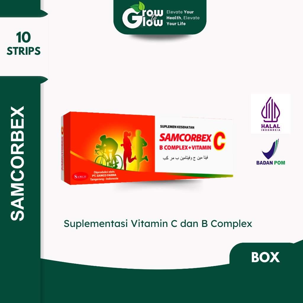 Jual Samcorbex Box isi 100 Tablet / Suplementasi Vitamin C dan Vitamin ...