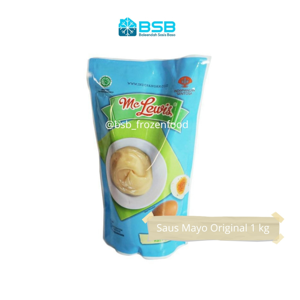 Jual Mc Lewis Mayonaise Original 1 kg Saos Mayones Mclewis Mayonais ...
