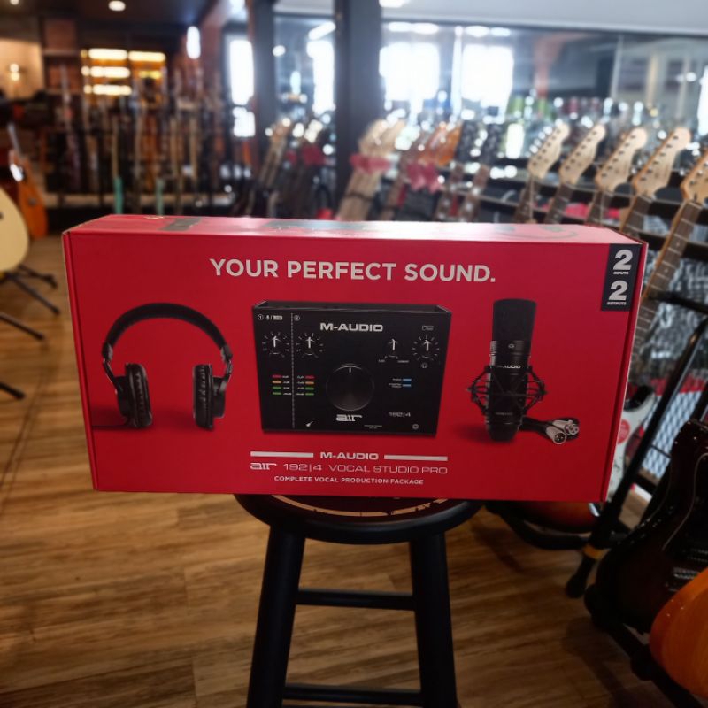 Jual M-audio air 192/4 vocal studio pro paket recording usb soundcard ...