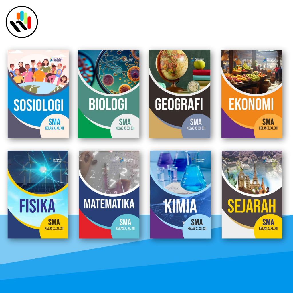 Jual Buku Kurikulum Merdeka Kelas 10,11,12 SMA : Biologi,Sosiologi,Geografi,Ekonomi,Fisika ...