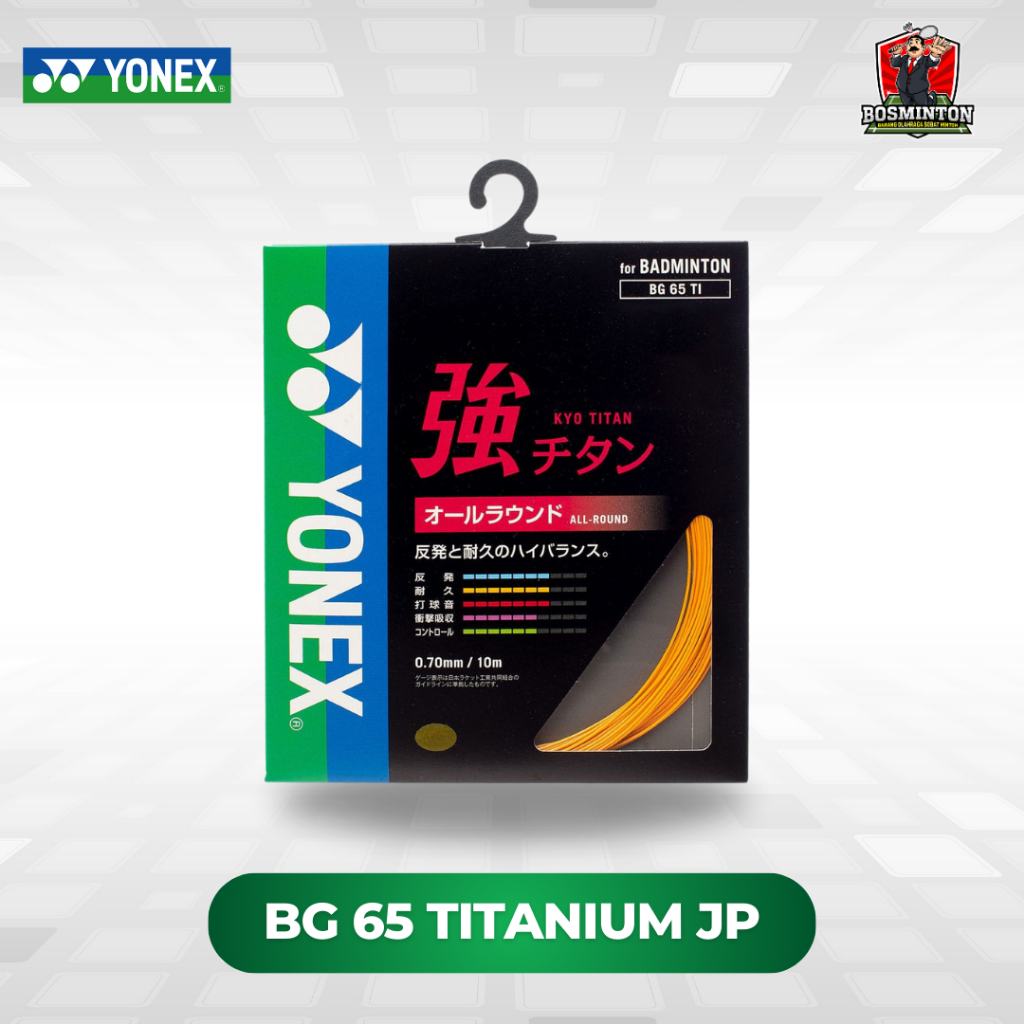 Jual Yonex BG 65 Titanium JP Original Senar Raket Badminton Bulu Tangkis | Shopee Indonesia