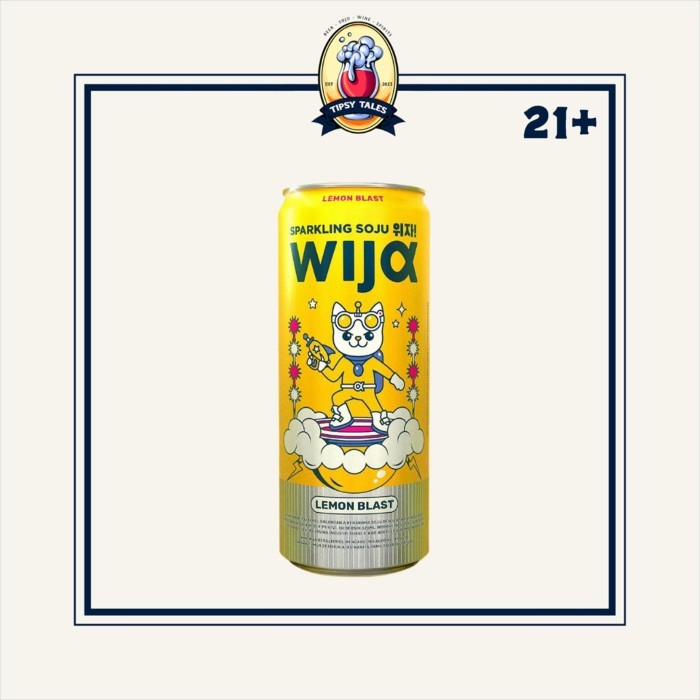 Jual Wija Sparkling Soju Lemon Blast Can 320ml | Shopee Indonesia