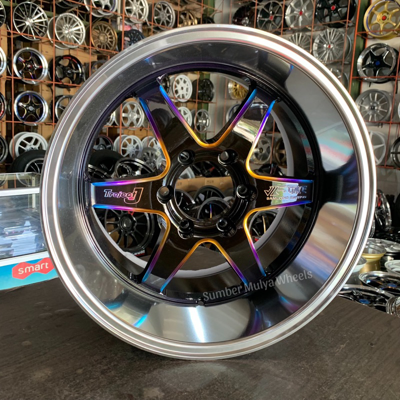 Jual (1pc) velg R18 Samlong troject by jf luxury. Sumber Mulya wheels. toko velg mobil Semarang ...