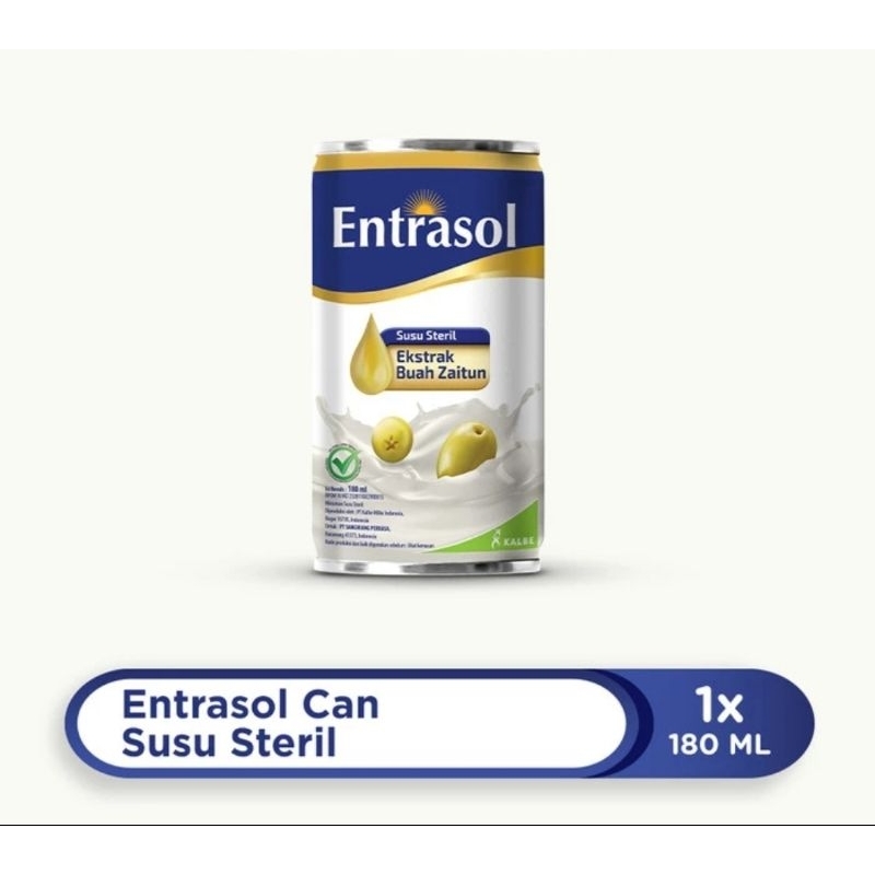 Jual Entrasol Can Susu Steril 180ml | Shopee Indonesia