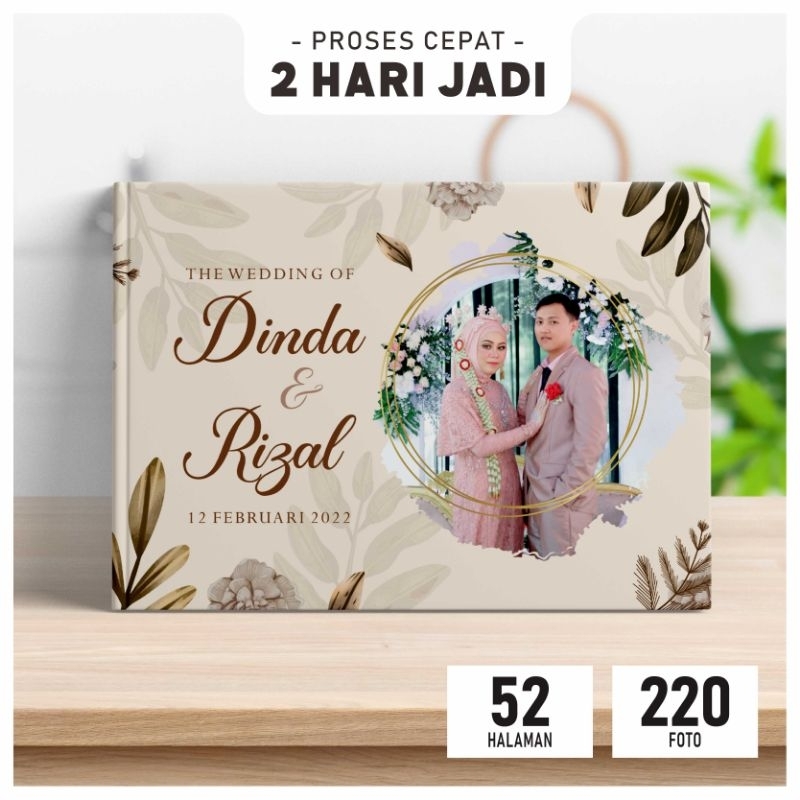 Jual ( 2 HARI JADI ) Photobook Wedding / Megazine / Album Foto / 52 ...