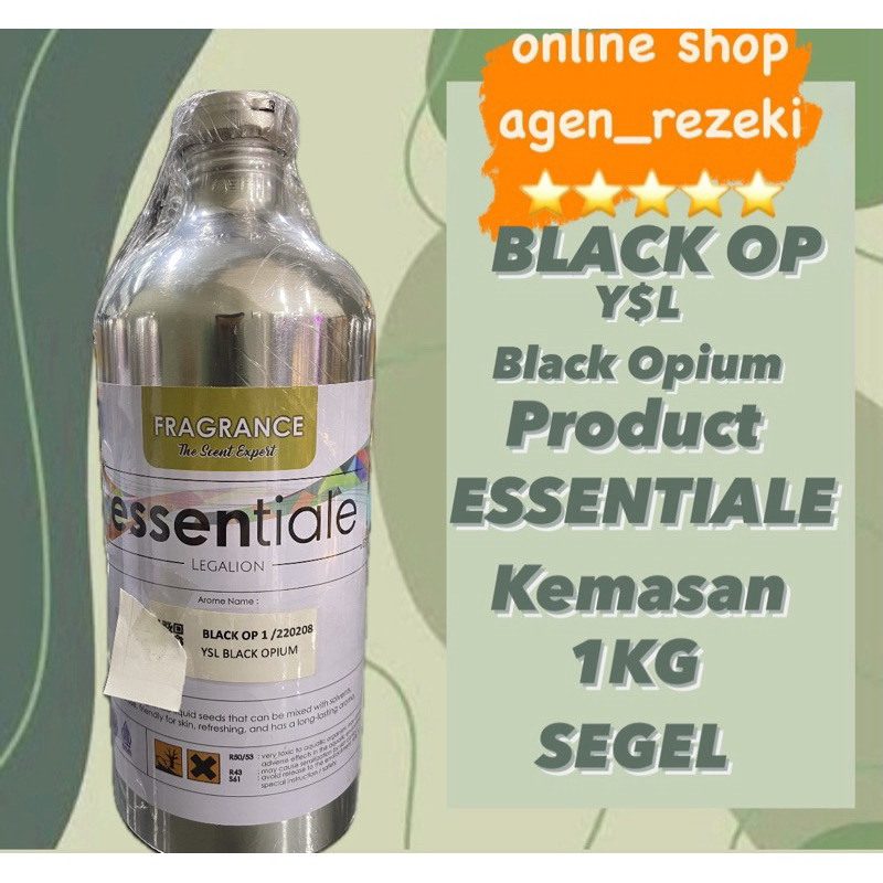 Jual BLACK OP BY ESSENTIALE 1KG SEGEL BLACK OPIU | Shopee Indonesia