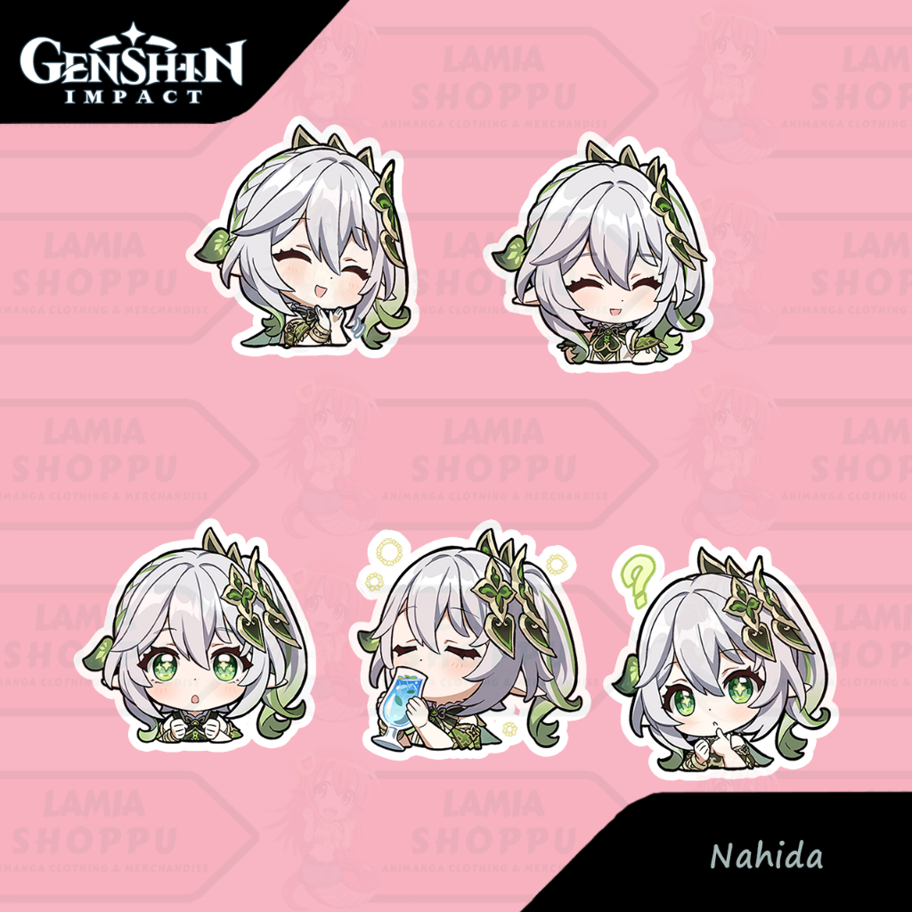 Jual Sticker Genshin Impact Nahida | Sticker Nahida Chibi | Shopee ...