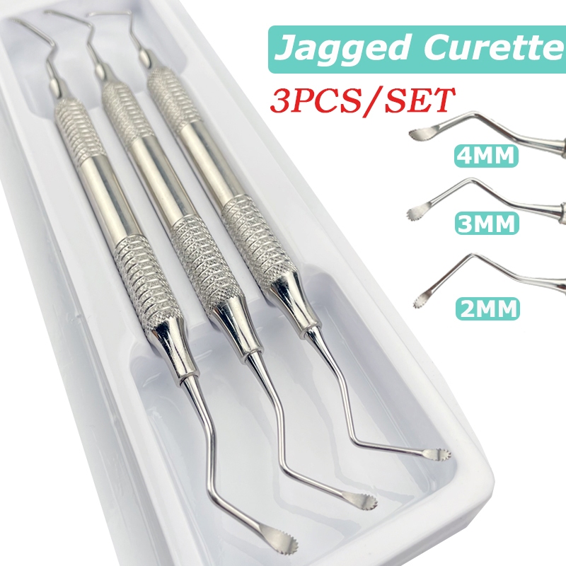 Jual 3pcs-Dental Scaler/ Scaller /Scalling Manual - Dental Instruments ...