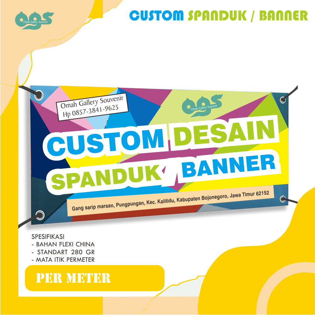 Jual Cetak BANNER/SPANDUK/BACKDROP 280GR MURAH | Shopee Indonesia