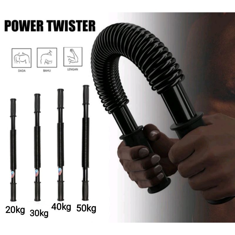 Jual Power Twister Speed Power Bender 20/30/40Kg Alat Fitness Pembentuk ...