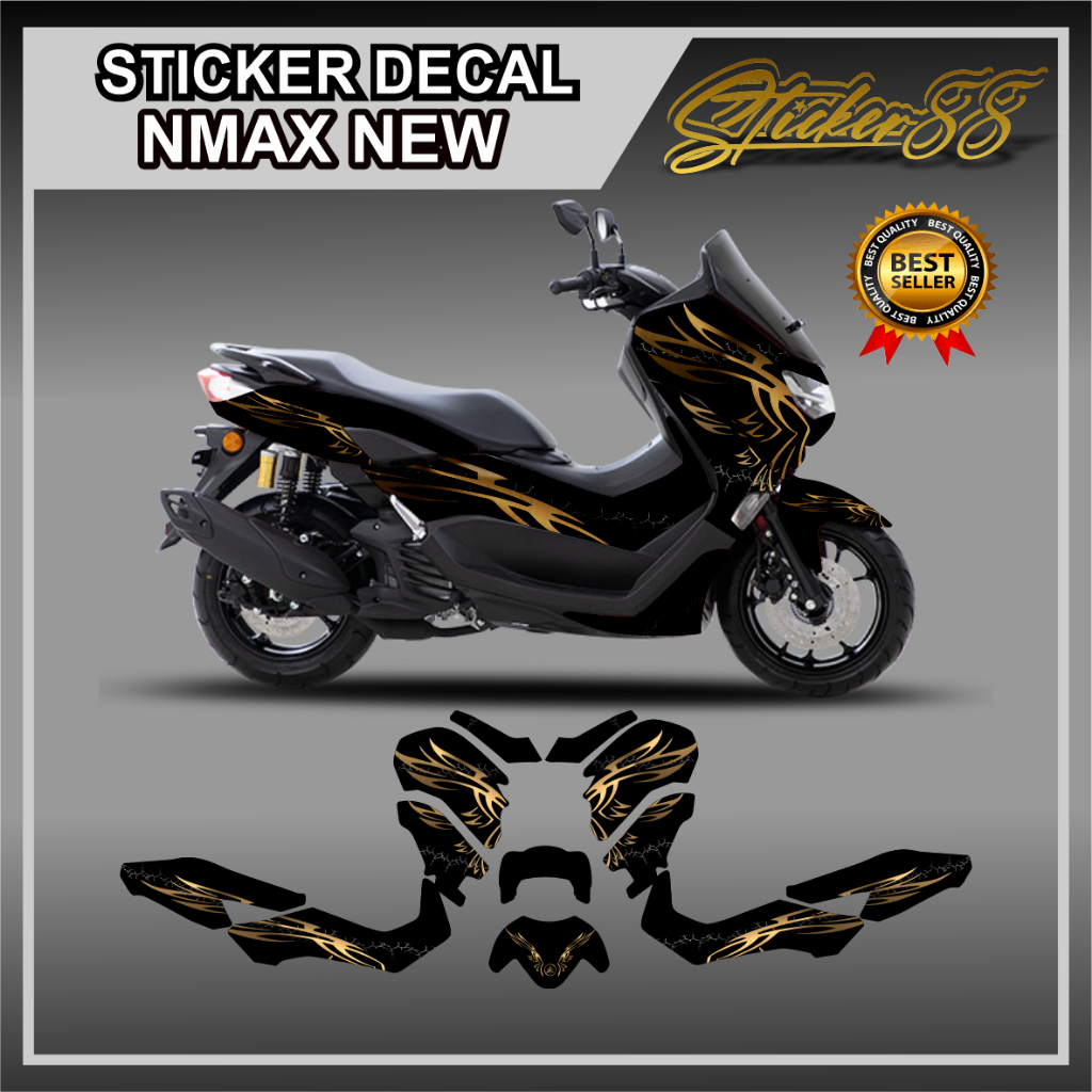 Jual STIKER DECAL NEW NMAX 2020-2024 MOTIF GRAFIS KEREN FULL BODY ...