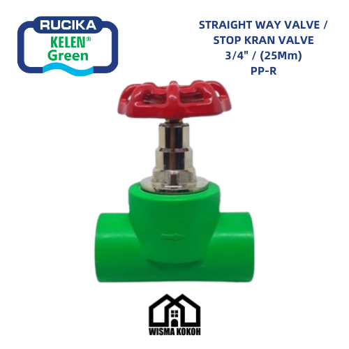 Jual RUCIKA (KELEN GREEN) STRAIGHT WAY VALVE / STOP KRAN VALVE / GATE ...