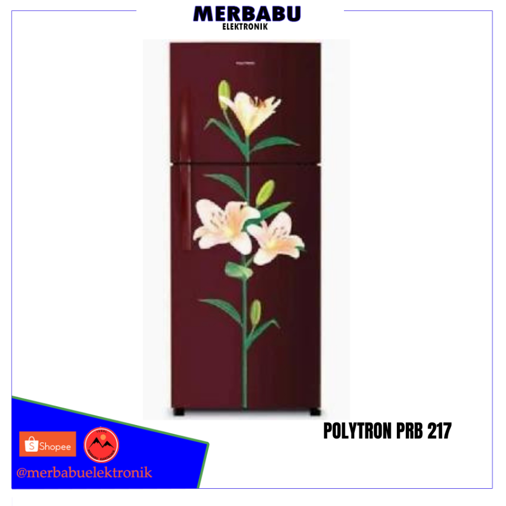 Jual Kulkas Polytron 2 Pintu PRB 217 Lemari Es 2 Pintu Tanpa Salju No ...