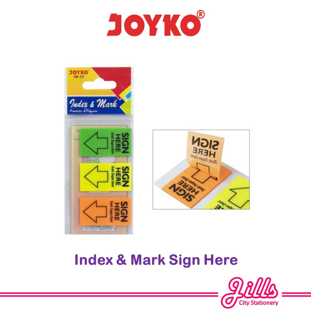 Jual Joyko Sticky Note / Index & Mark / Penanda / Pembatas Plastik IM ...