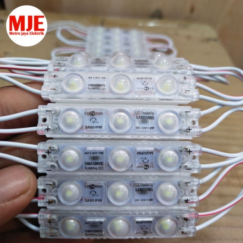 Jual LED Modul SAMSUNG SASO JAS 1,5W LENSA 2835 DC/12V Cahaya Putih ...