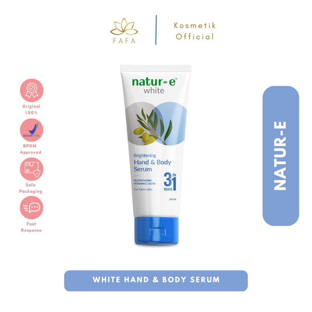 Jual NATUR-E White Hand & Body Serum 180ml - Lotion Serum Natur e ...