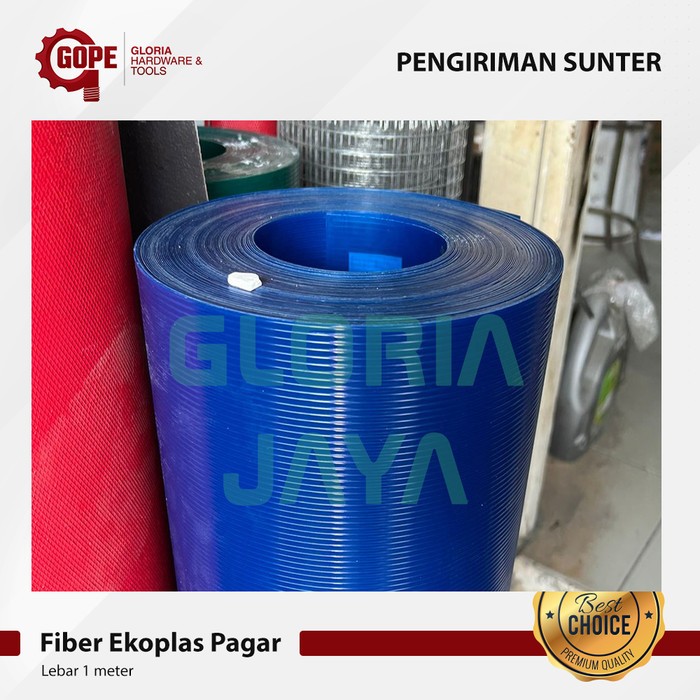 Jual Fiber Pagar Plastik Tutup Pagar Ekoplas Lebar 1 Meter | Shopee ...