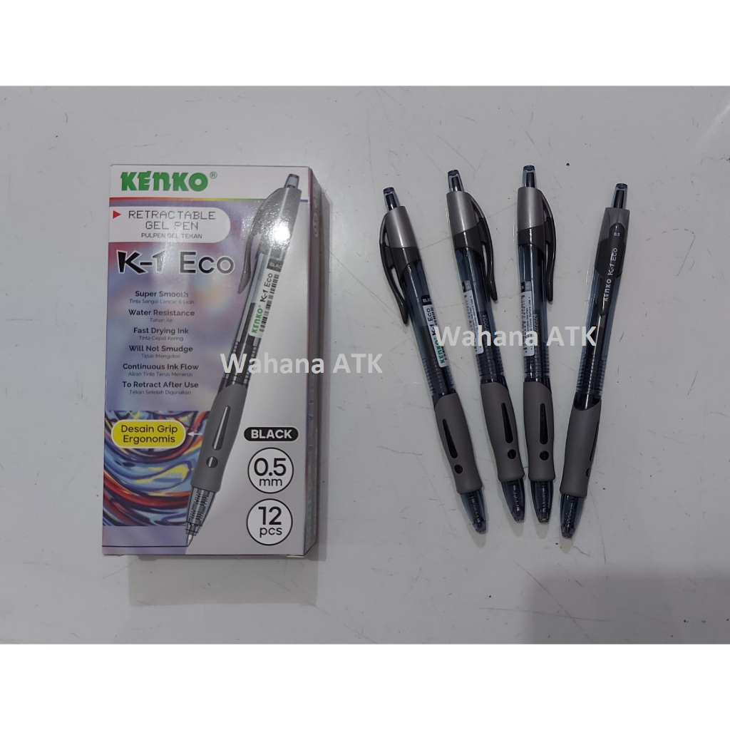 Jual BOLPEN GEL KENKO K1 Eco - CETIK | Shopee Indonesia