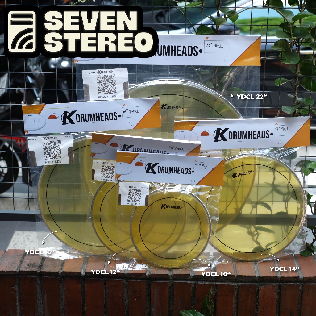 Jual KDRUMHEADS Double Ply Clear K Drum Head Skin Drum | Shopee Indonesia