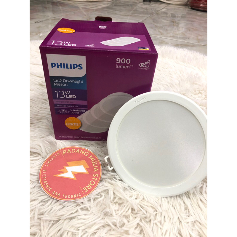 Jual PHILIPS LED DOWNLIGHT MESON 13W (PAKET BELI 3 GRATIS 1) | Shopee Indonesia